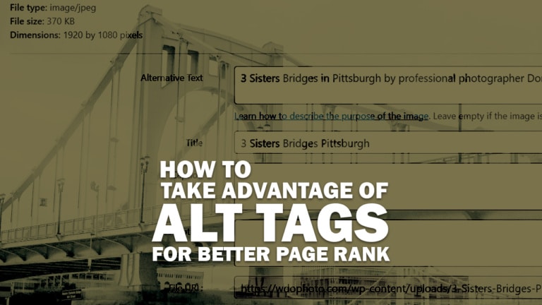 Take Advantage of Alt Tags for Better Page Rank - WDO Photography ...